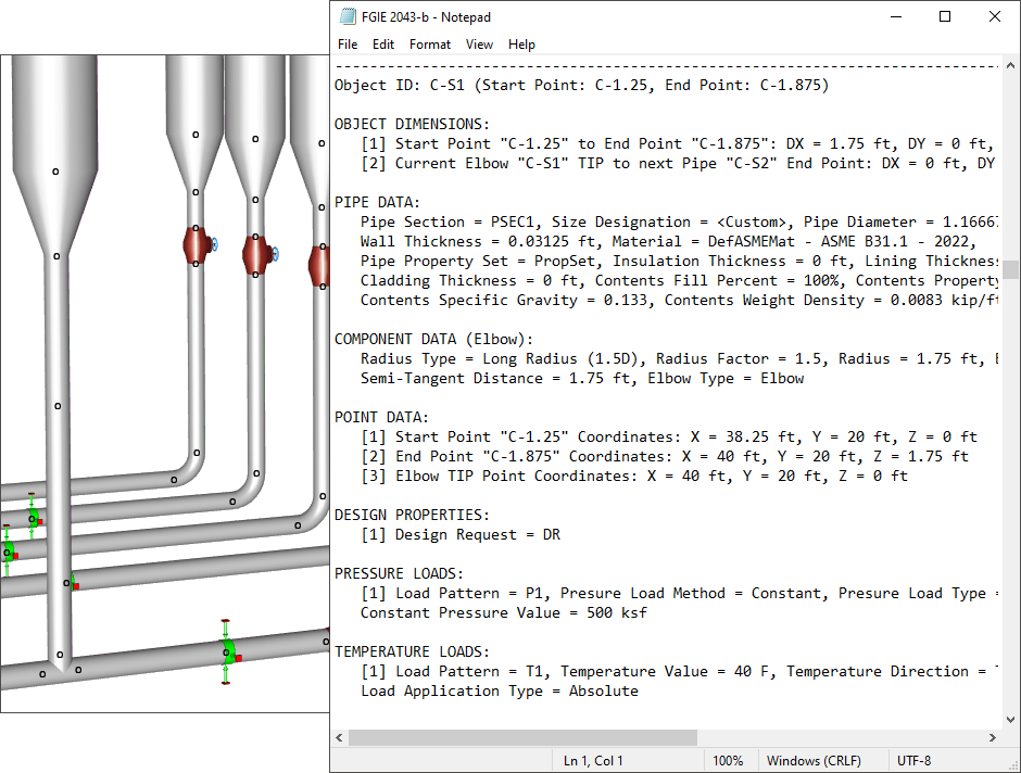 CSiPlant Enhancements | PIPE STRESS ANALYSIS AND DESIGN