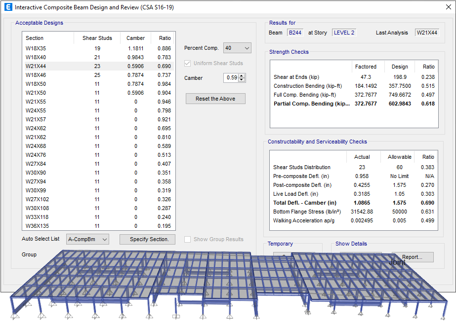 ETABS Enhancements | BUILDING ANALYSIS AND DESIGN